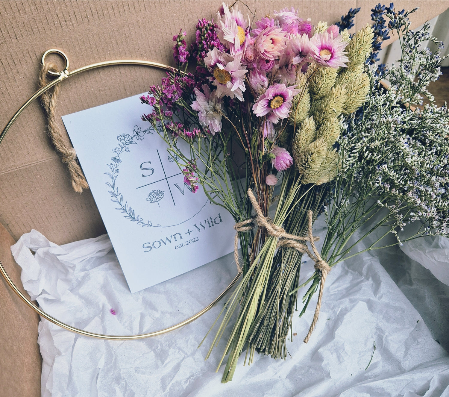 DIY Dried Flower Products, South Wales. Dried flowers UK, Sown & Wild ...